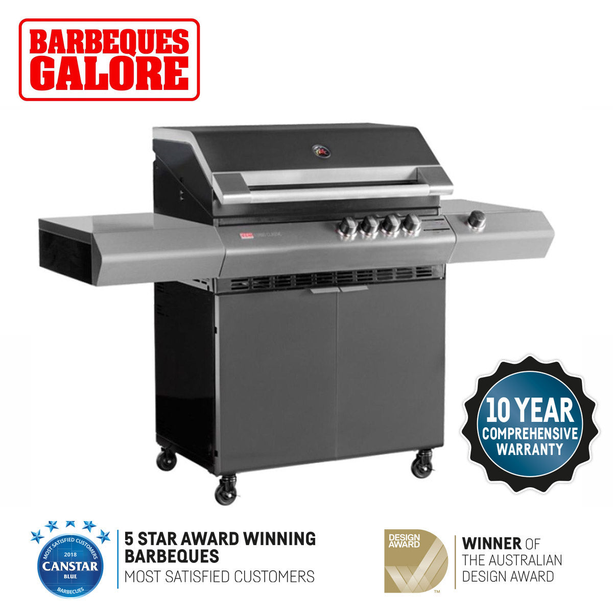 Turbo Classic Range 4 Burner - with Side Burner – BBQ39