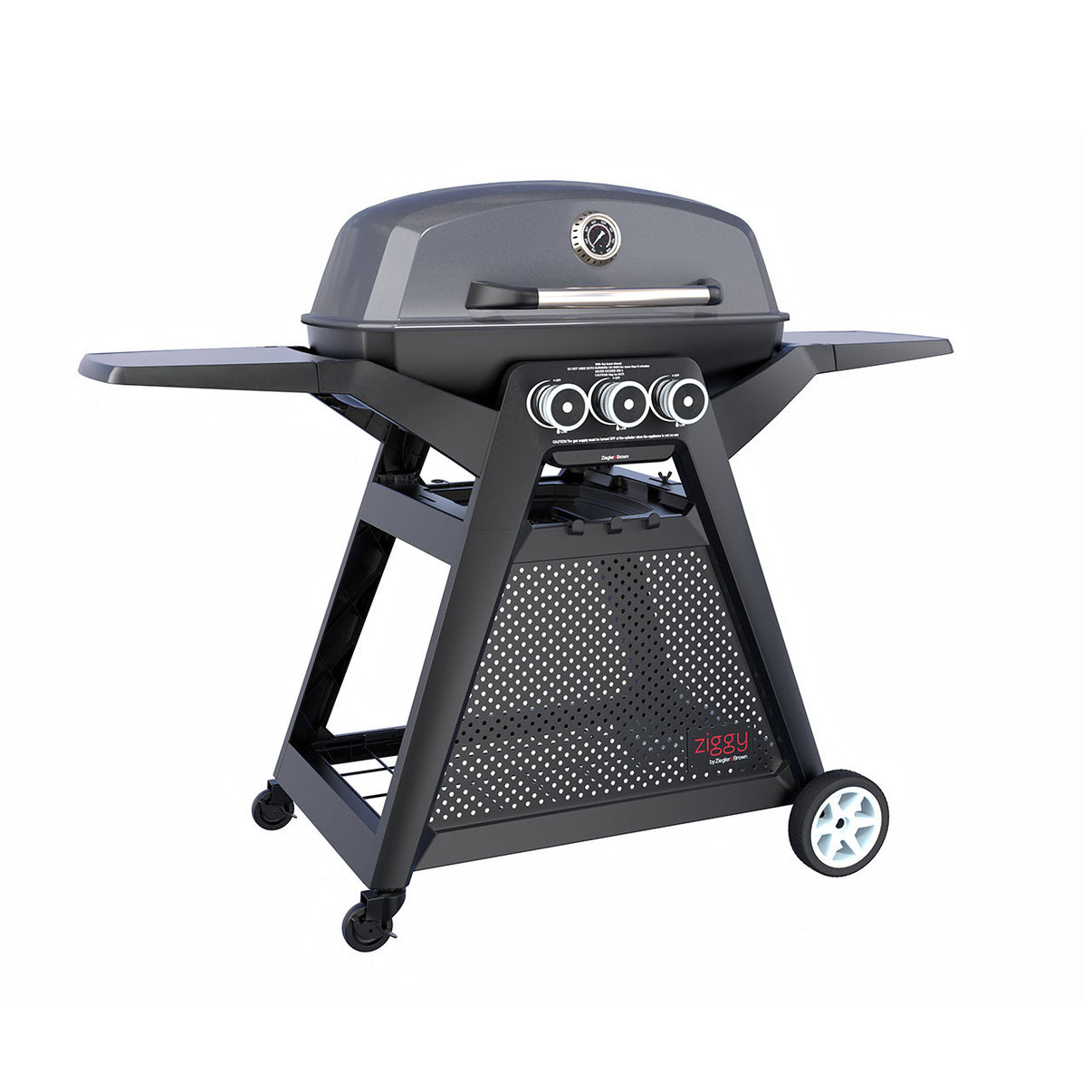 Ziggy Elite Triple Grill LPG BBQ On Cart – The Barbecue Store Thailand