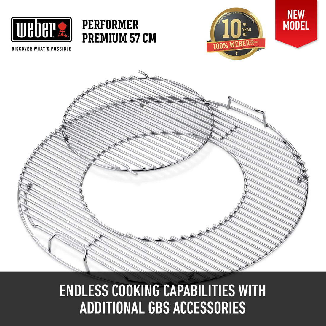 WEBER 57cm Performer Premium GBS – USA – The Barbecue Store Thailand