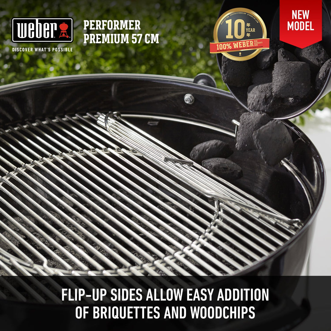WEBER 57cm Performer Premium GBS – USA – The Barbecue Store Thailand