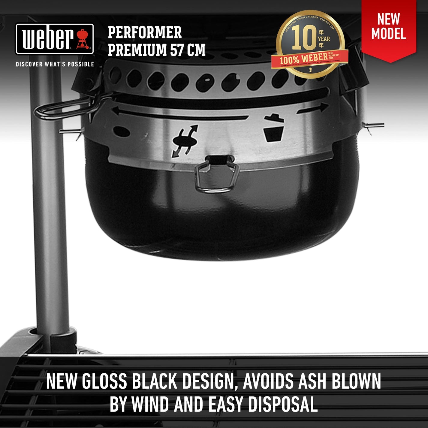 WEBER 57cm Performer Premium GBS – USA – The Barbecue Store Thailand