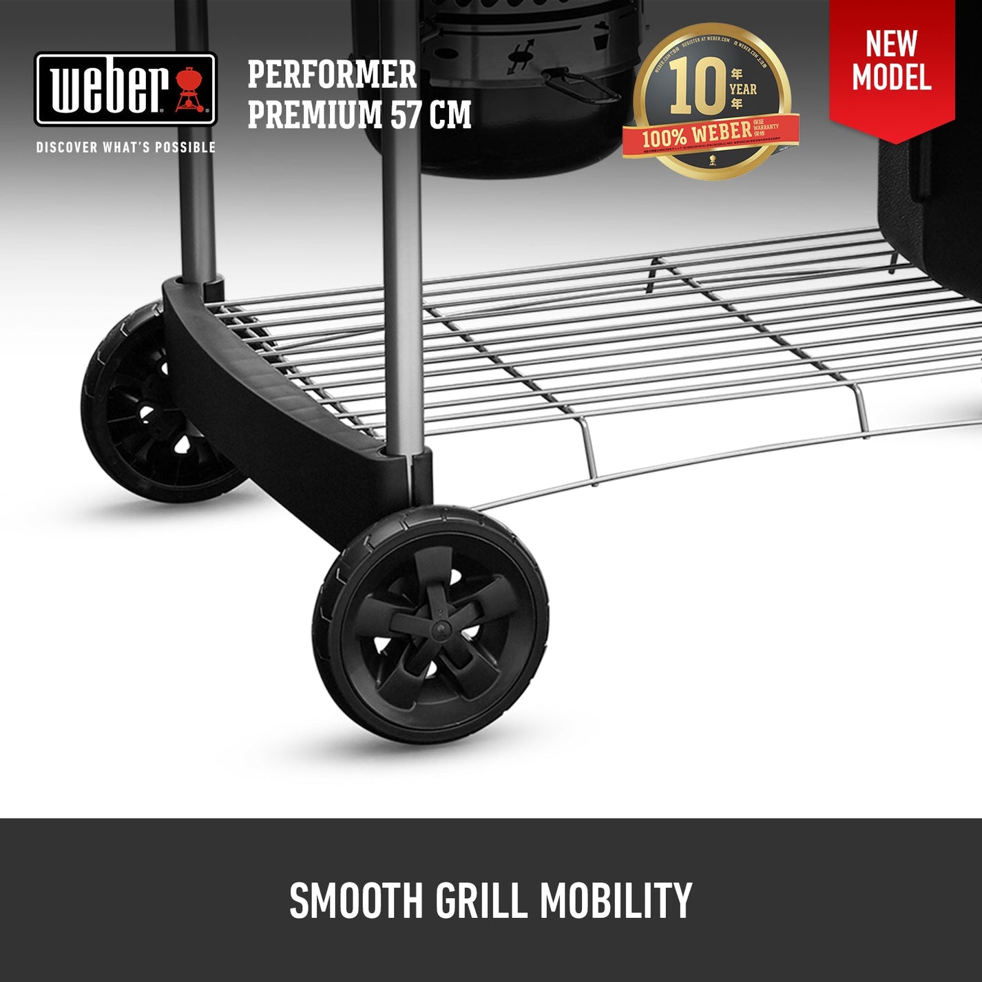 WEBER 57cm Performer Premium GBS – USA – The Barbecue Store Thailand