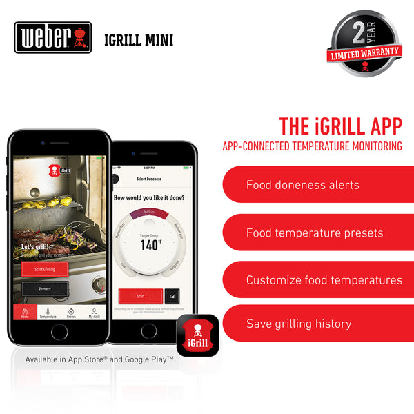 WEBER iGrill Bluetooth Thermometer – The Barbecue Store Thailand